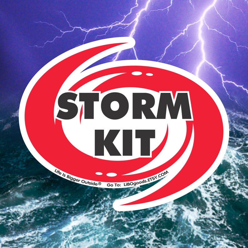 Storm Kit-hurricane Sticker - Etsy