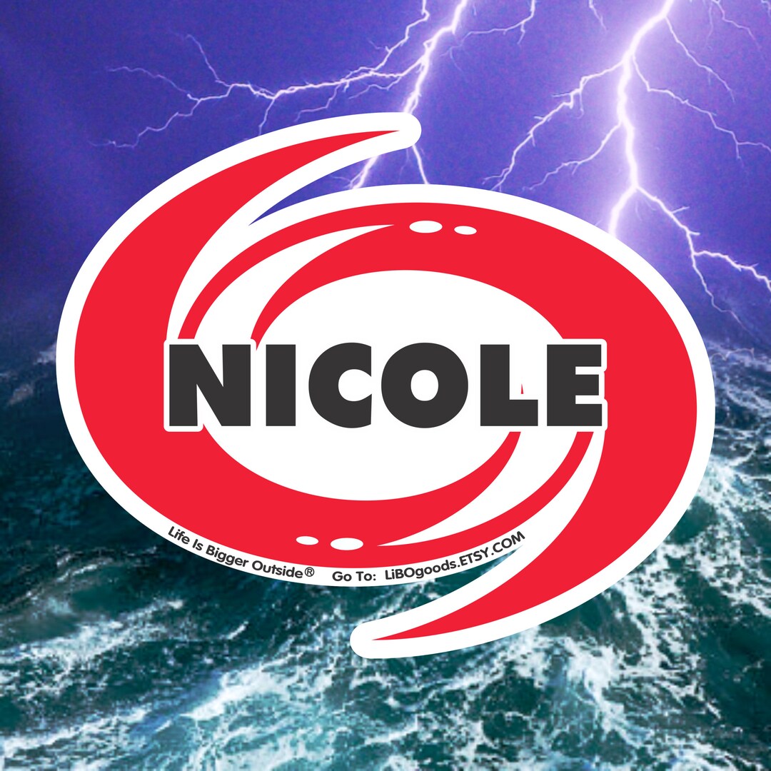 Hurricane Nicole Sticker - Etsy