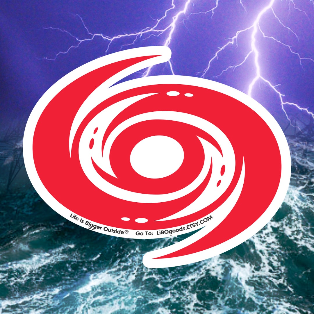 Plain Hurricane Sticker - Etsy