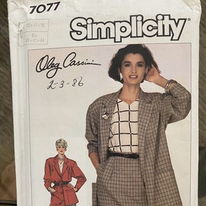 Simplicity Suit Sewing Pattern Skirt, Pants, Top and Jacket Size 12-14 ...