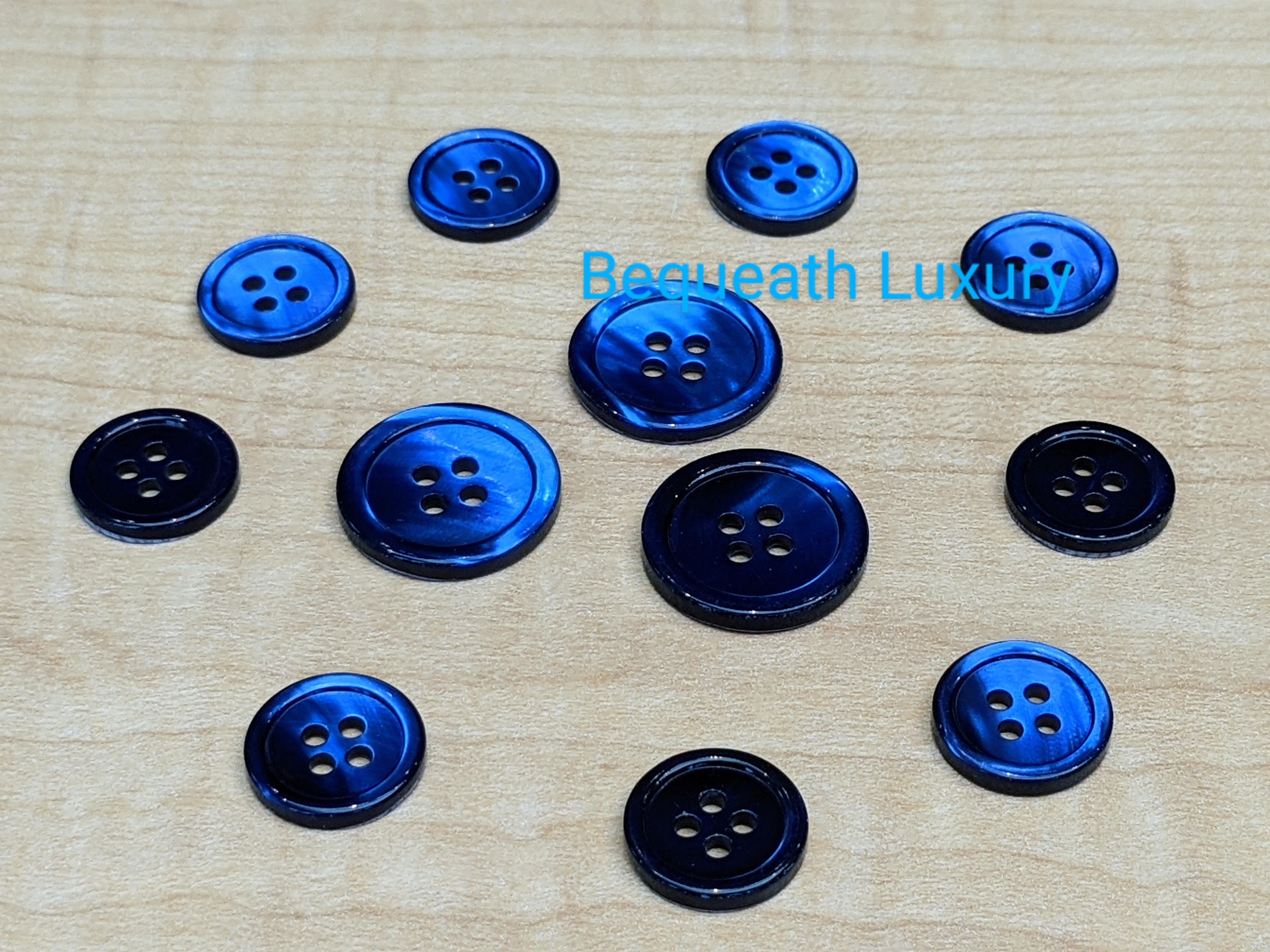 Blue Shell Suit Buttons: High-end Blazer & Sport Coat Set - Etsy