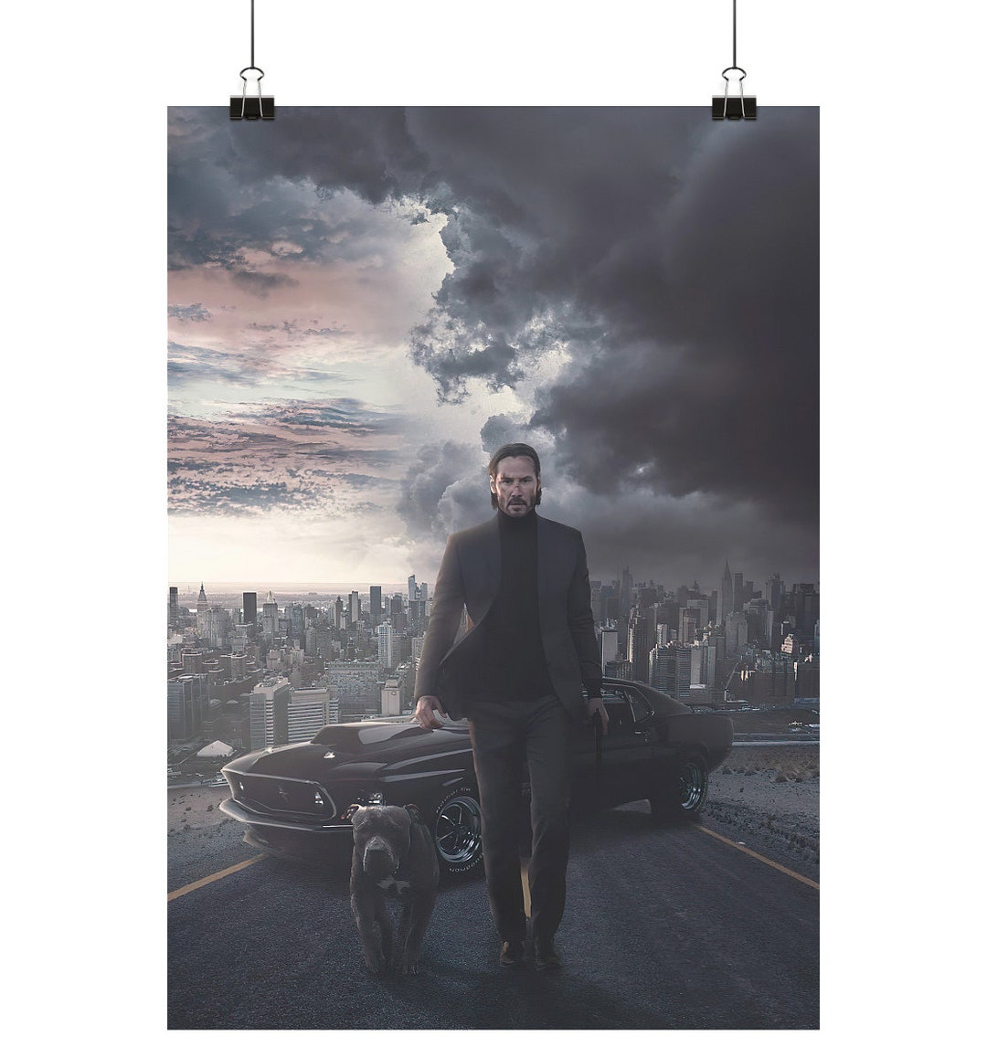 John Wick Poster High Quality Poster Wall Art John Wick Poster Din A1 ...