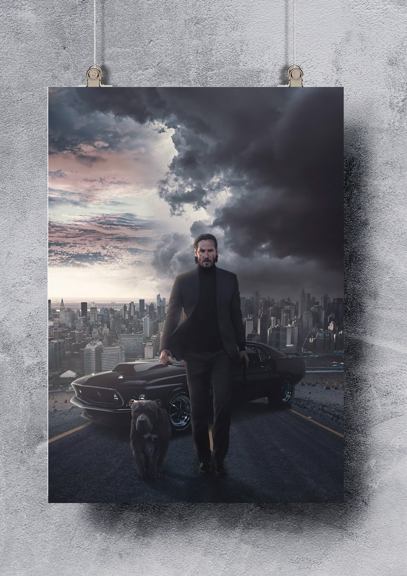 John Wick Poster High-quality Poster Wall Art John Wick - Poster Din A1 ...