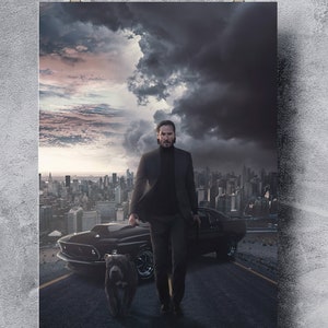 John Wick Poster Template Digital File, Download File - Etsy