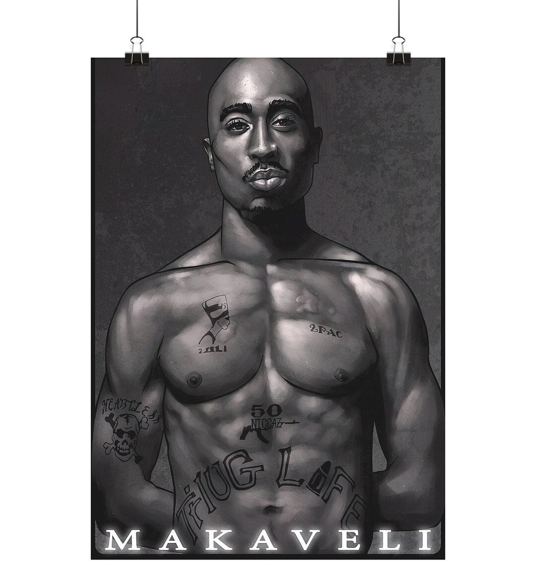 2pac Tupac Shakur 2Pac Musik Poster Malerei Kunst Wand Leinwand für ...