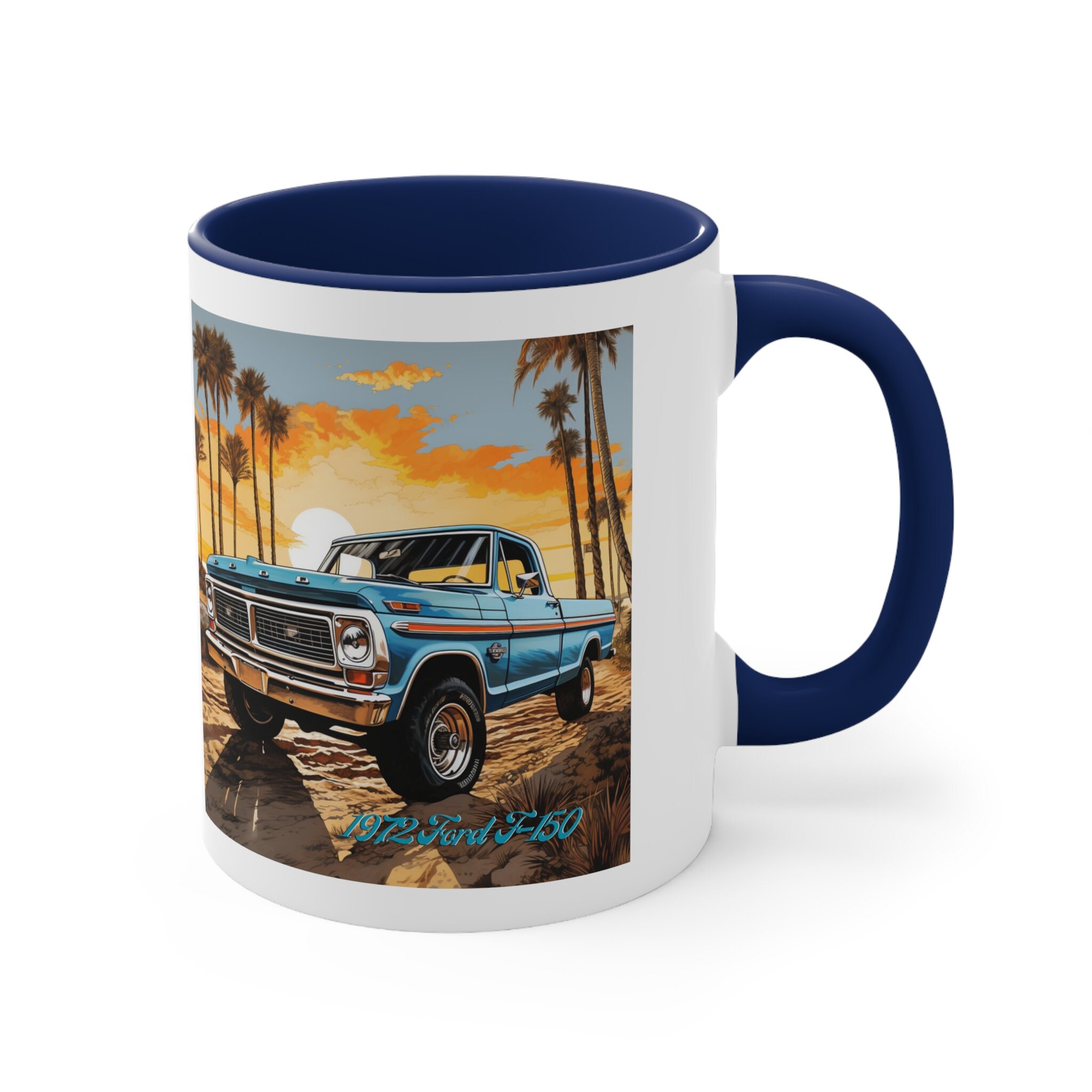 1972 Ford F-150 Retro Style Mug, 1972 Ford Pickup Truck, 1972 F-150 ...