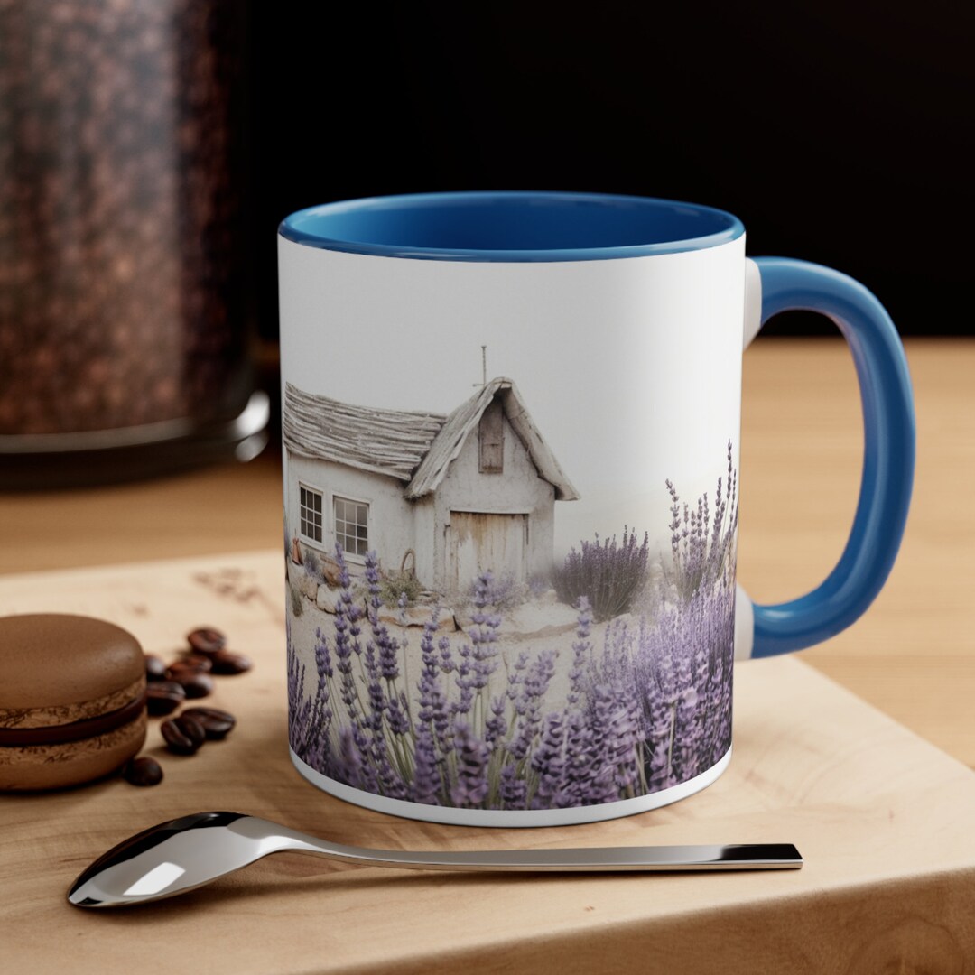 Wildflowers, Lavender and Cottage Mug, Cup, Tea, Gifts for Her, Woman ...