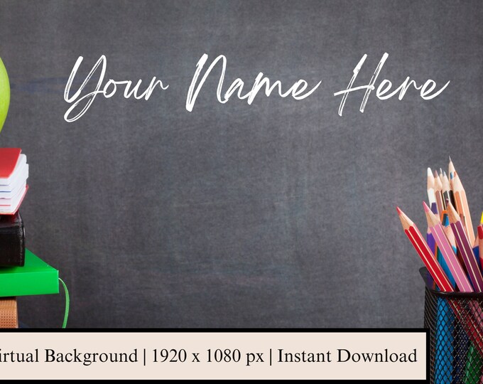 Online Teaching Zoom Background, Teacher Virtual Background, Vipkid ...