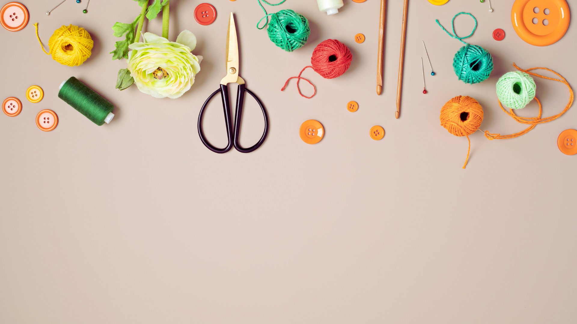 Arts & Crafts Virtual Zoom Background, MS Teams Digital Download ...