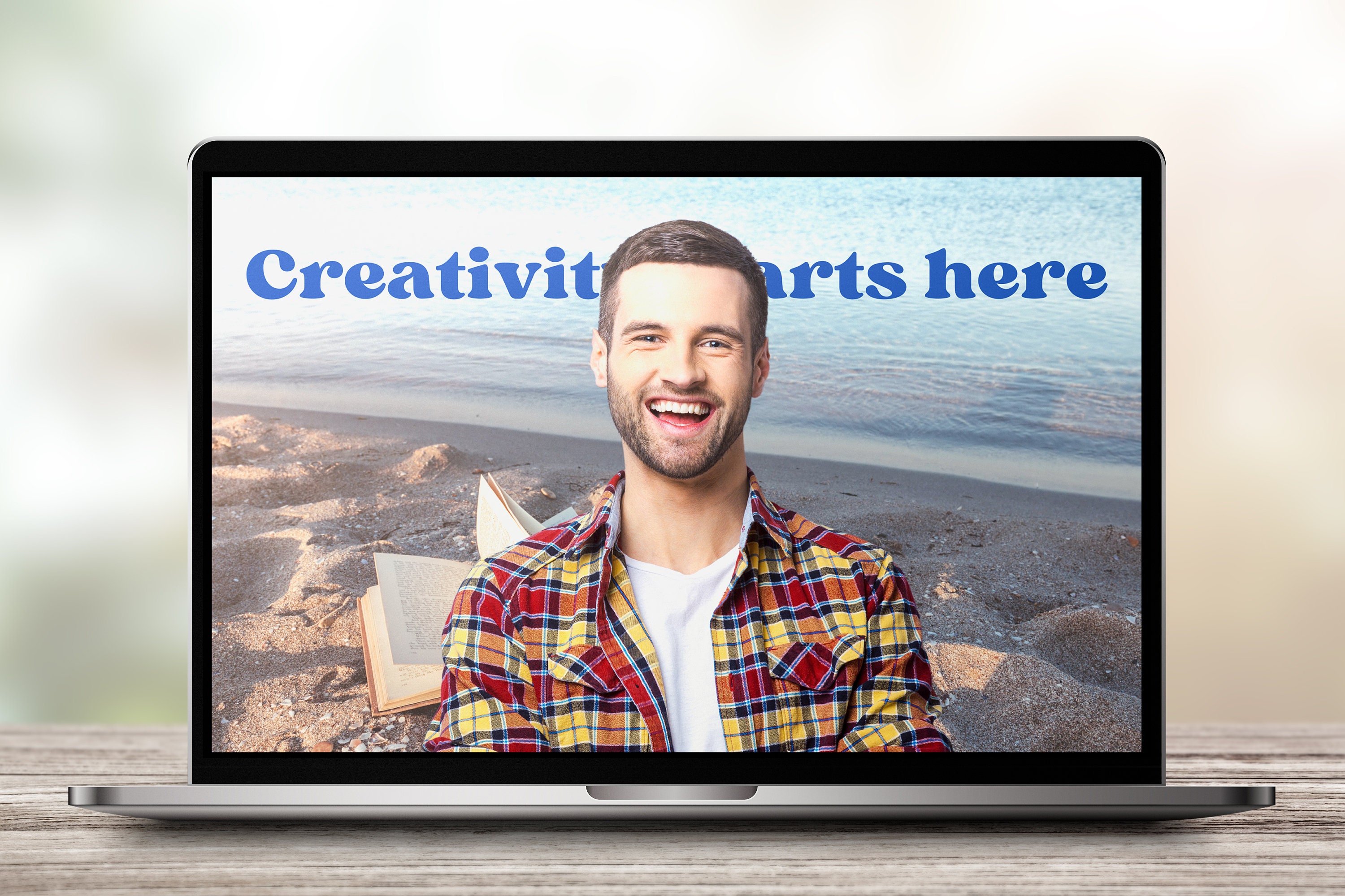 Creative Beach Virtual Background, Digital Zoom Background for ...