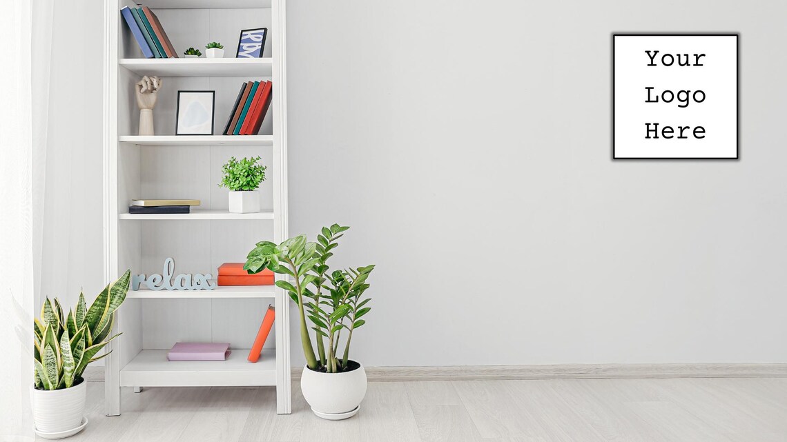Custom Zoom Background Home Office, Professional Zoom Meeting Backdrop ...