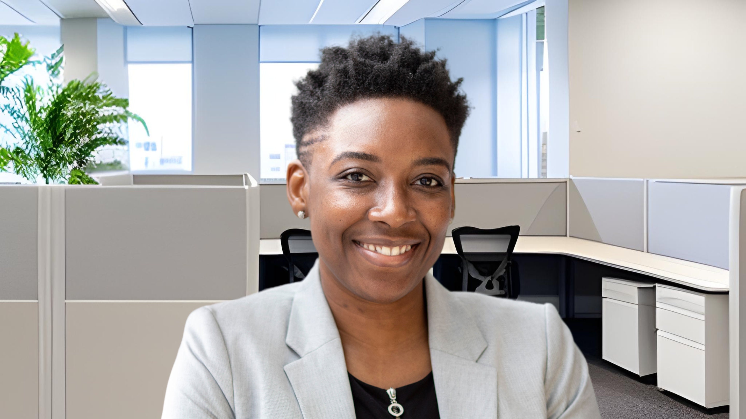 Cubicle Zoom Background, Work From Home Virtual Background, MS Teams ...