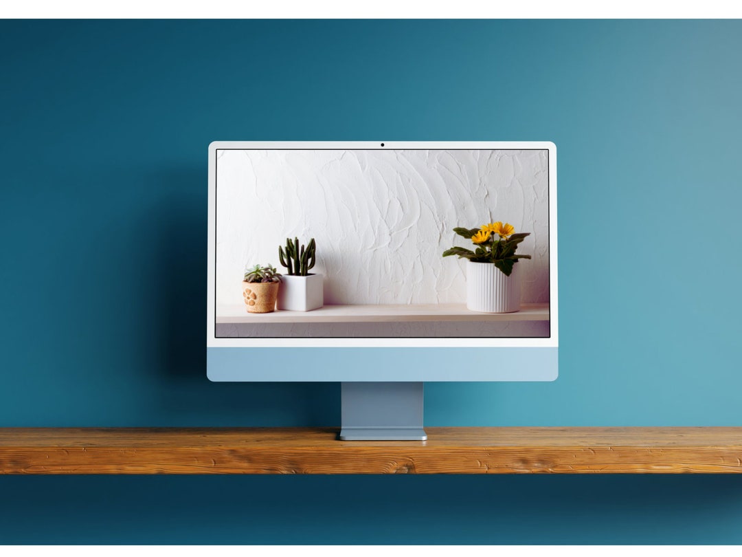 White Modern Virtual Zoom Background, MS Teams Digital Download Virtual ...