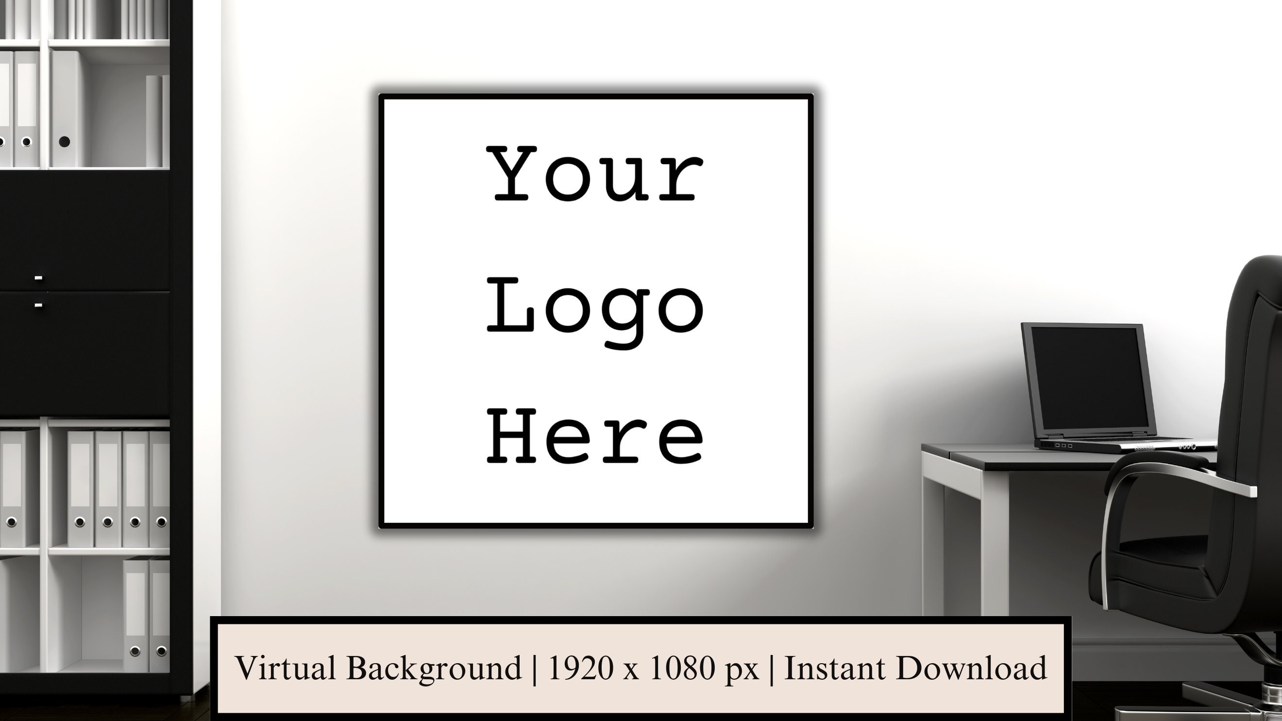 Custom Home Office Zoom Background, Personalized Microsoft Teams ...