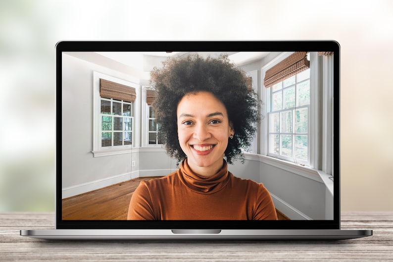 Virtual Zoom Background Window, Zoom Backgrounds Office, Digital Zoom ...