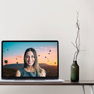 Sunset Digital Zoom Background, Scenery Virtual Background Microsoft ...