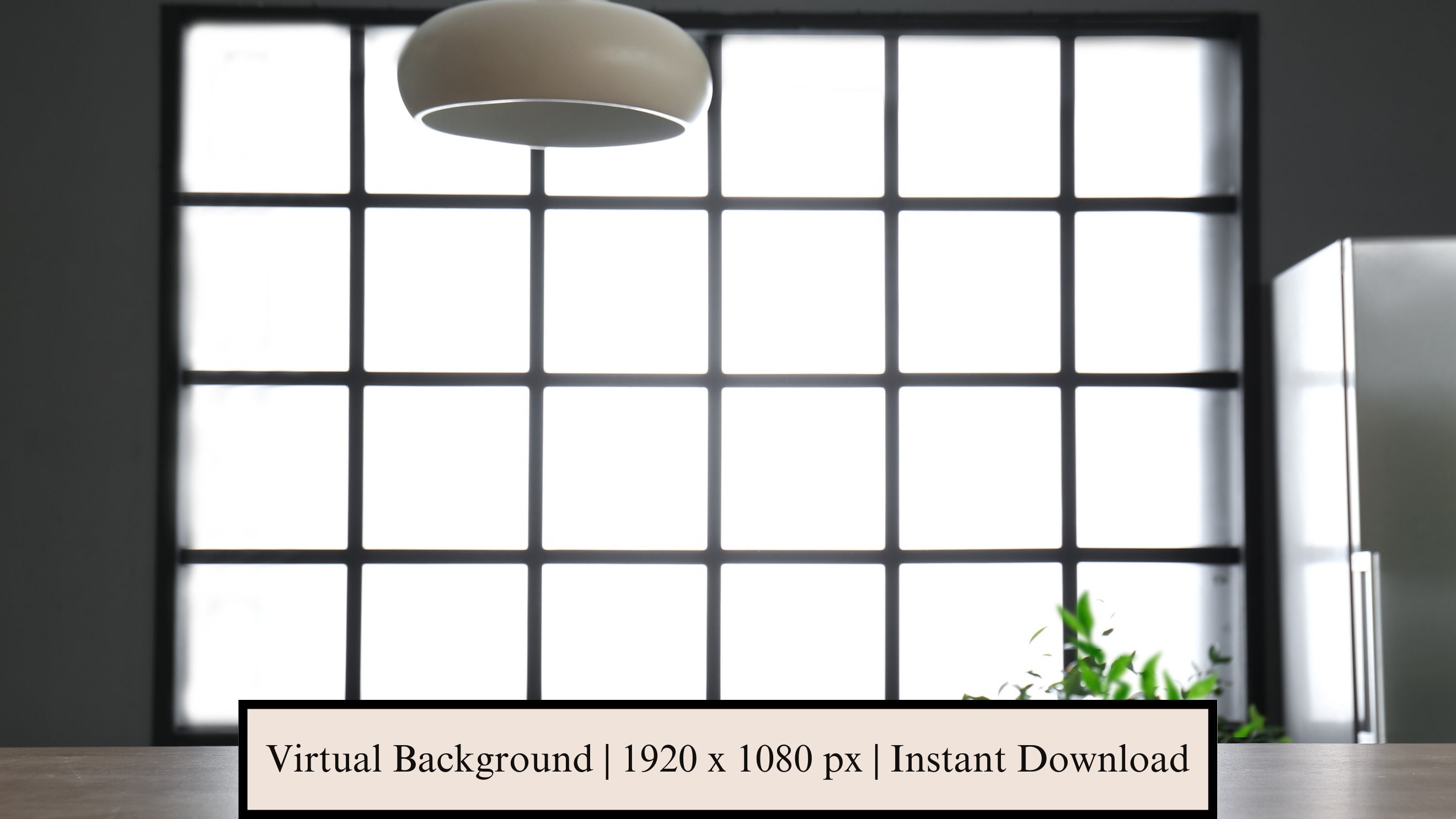 Bright Zoom Background Window, Videoconferencing Backdrop Online ...