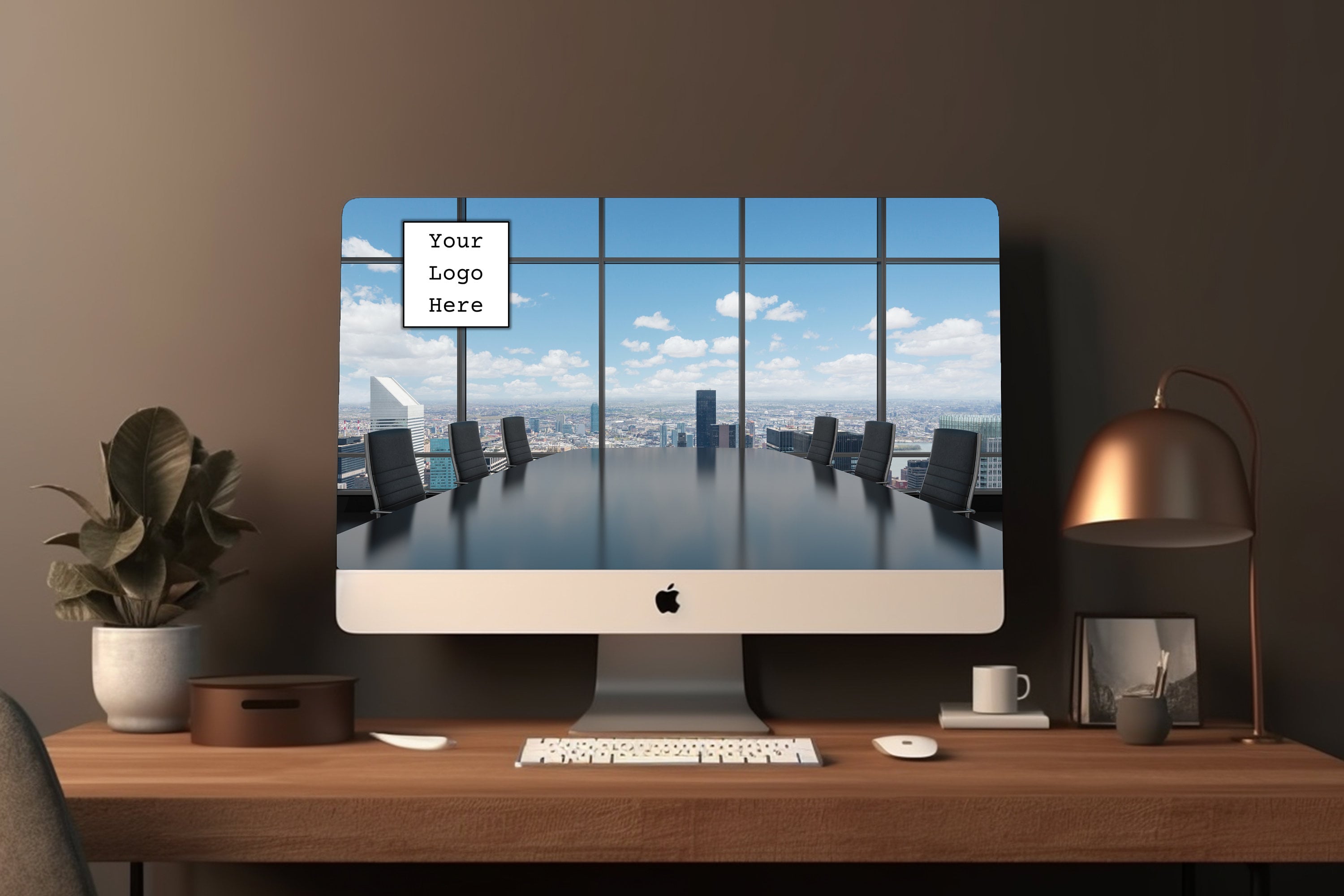 4 Custom Zoom Backgrounds Bundle for Teams, Professional Personalized ...