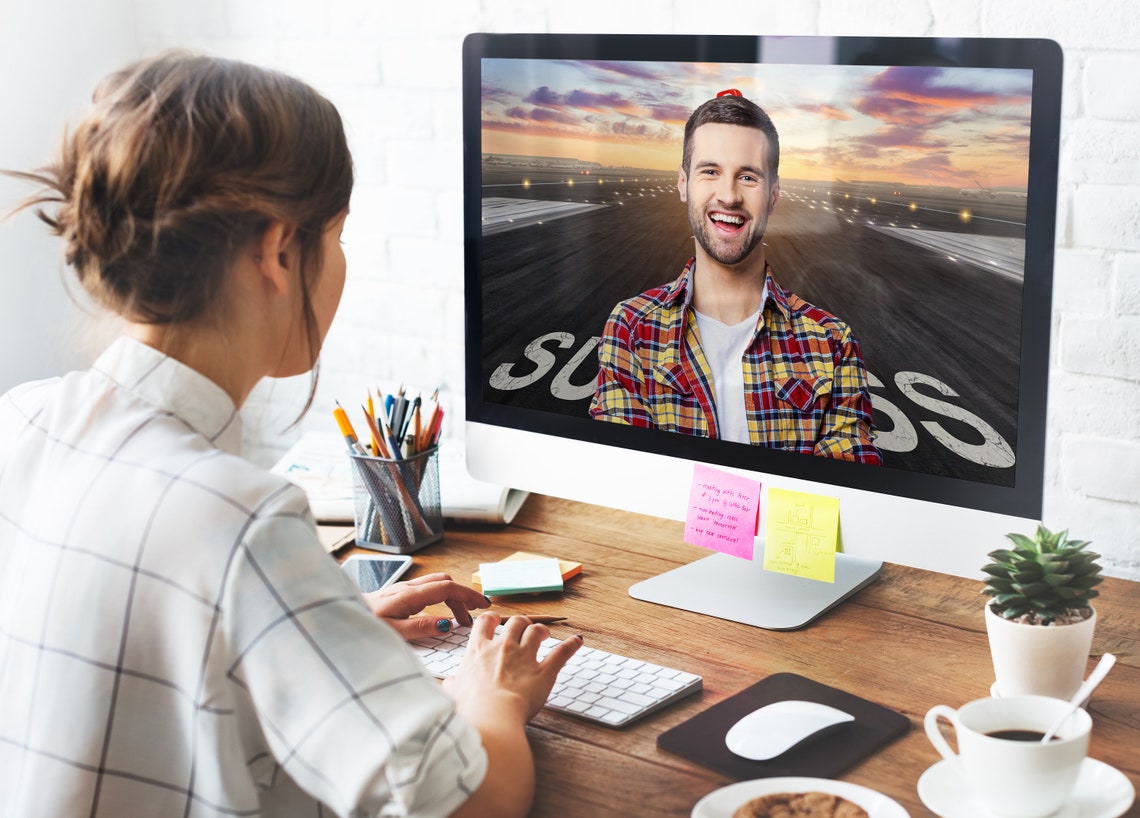 Work From Home Virtual Zoom Background, Best MS Teams Backdrop Digital ...