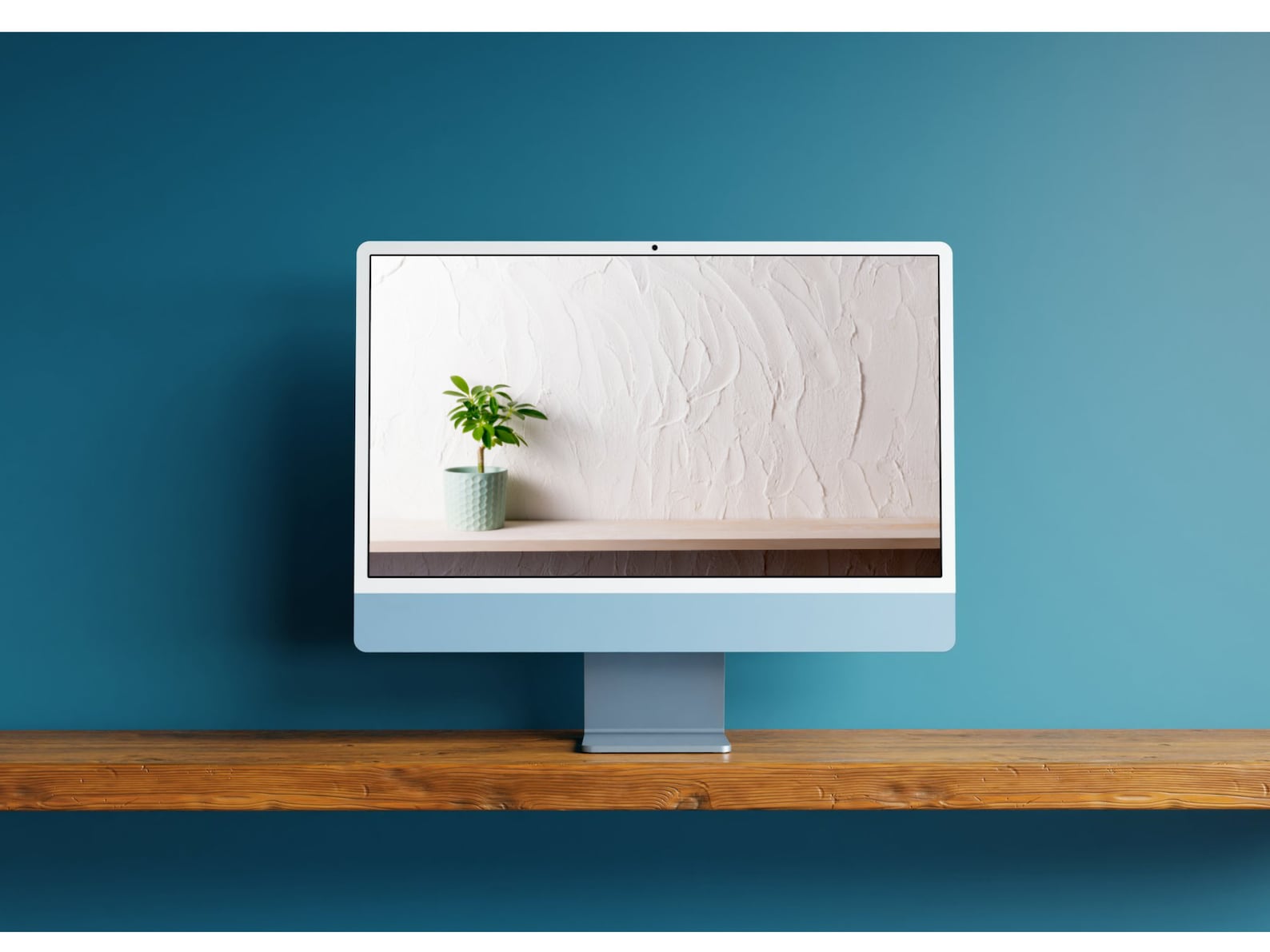 Work From Home Background Virtual Zoom, White Plain Wall Microsoft ...