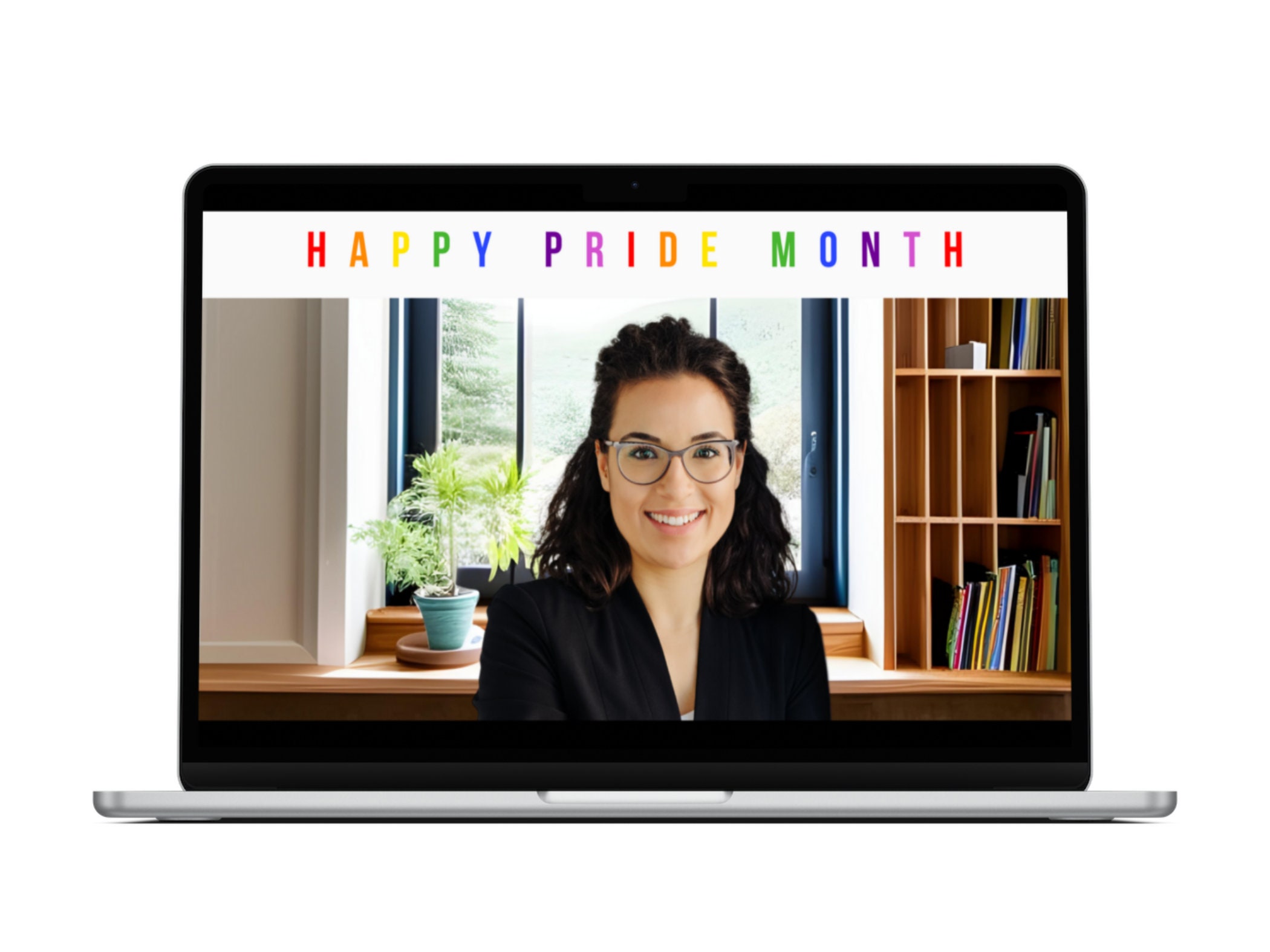 Professional Zoom Background for LGBTQ Pride Month, Work From Home ...