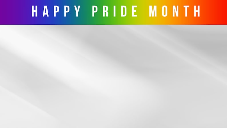 Zoom Background for LGBTQ Pride Month, Work From Home Virtual ...