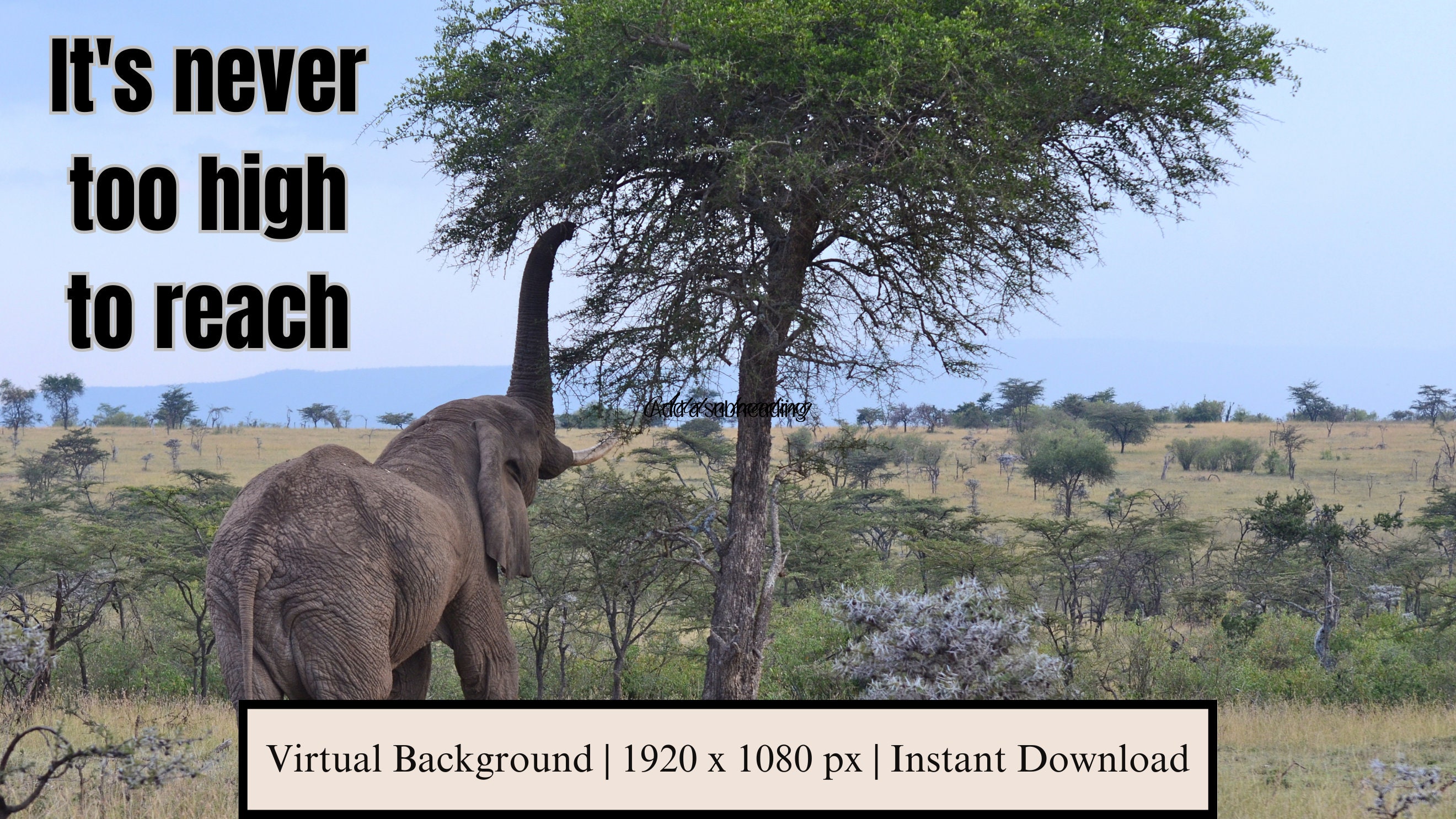 Inspiring Zoom Background for Teams, Home Office Virtual Background ...