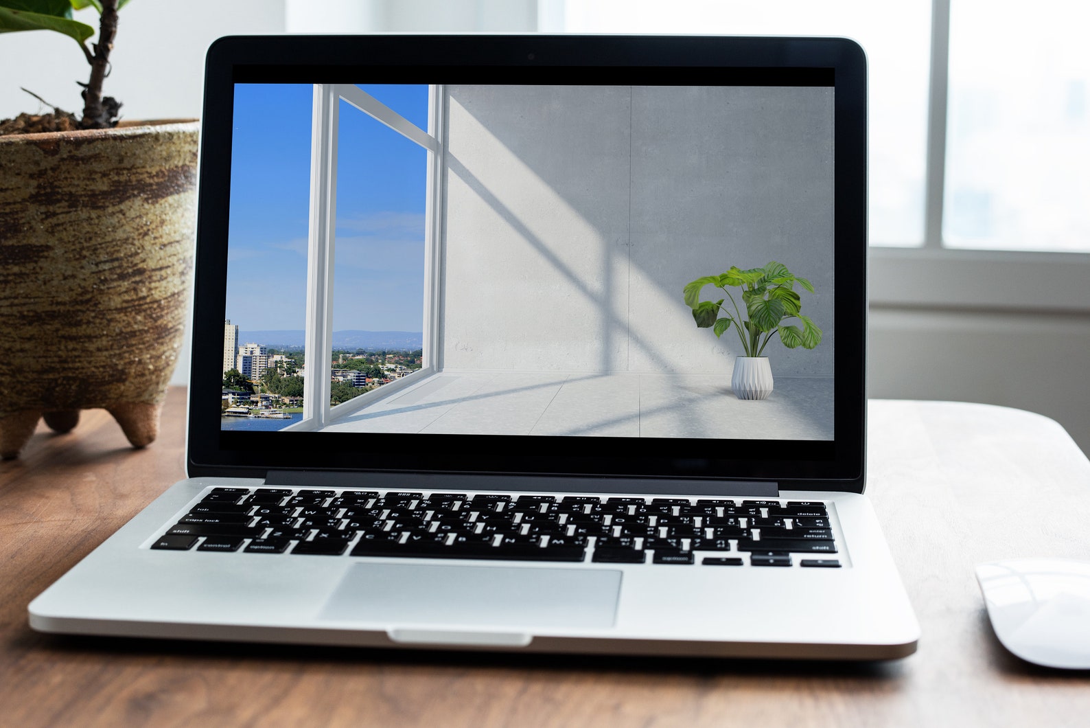 Bright Windows Zoom Background, MS Teams Digital Download Virtual ...