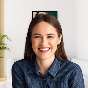 Professional Zoom Background With Bright Painting, Home Office Zoom ...