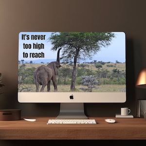 Inspiring Zoom Background for Teams, Home Office Virtual Background ...