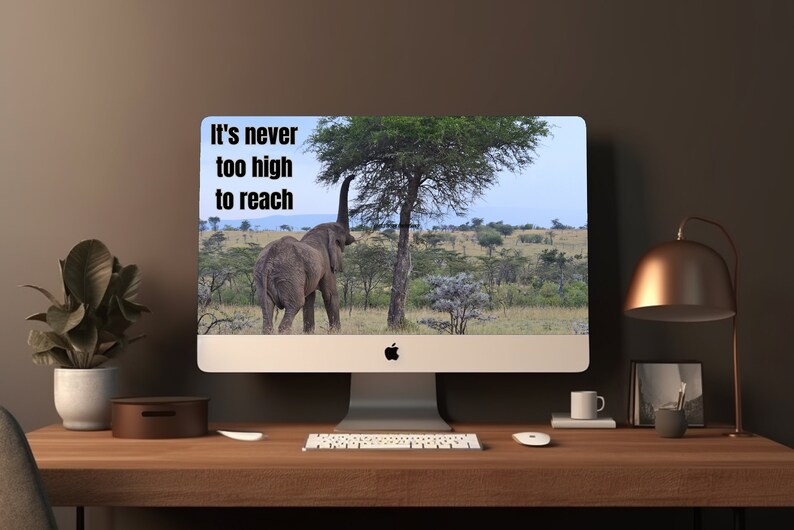 Inspiring Zoom Background for Teams, Home Office Virtual Background ...