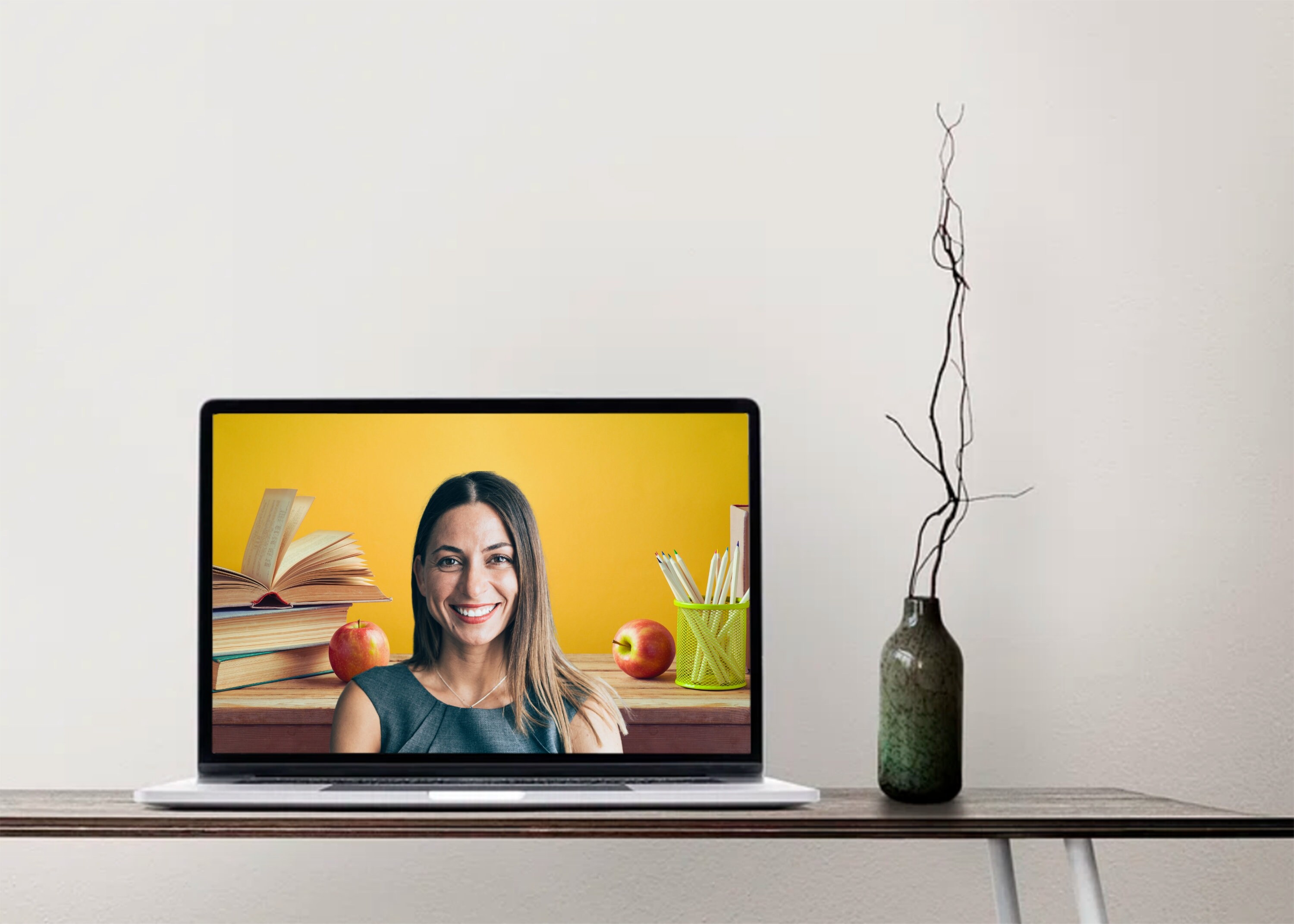 Online Teaching Zoom Background, Teacher Virtual Background, Vipkid ...