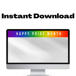 Zoom Background for LGBTQ Pride Month, Work From Home Virtual ...