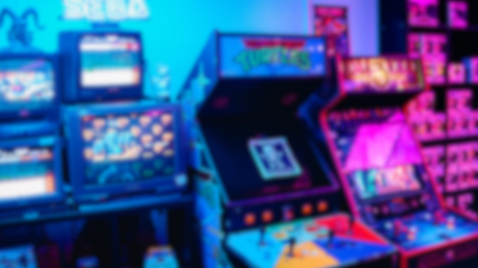 Retro Virtual Zoom Background, Microsoft Teams Background, Arcade Zoom ...