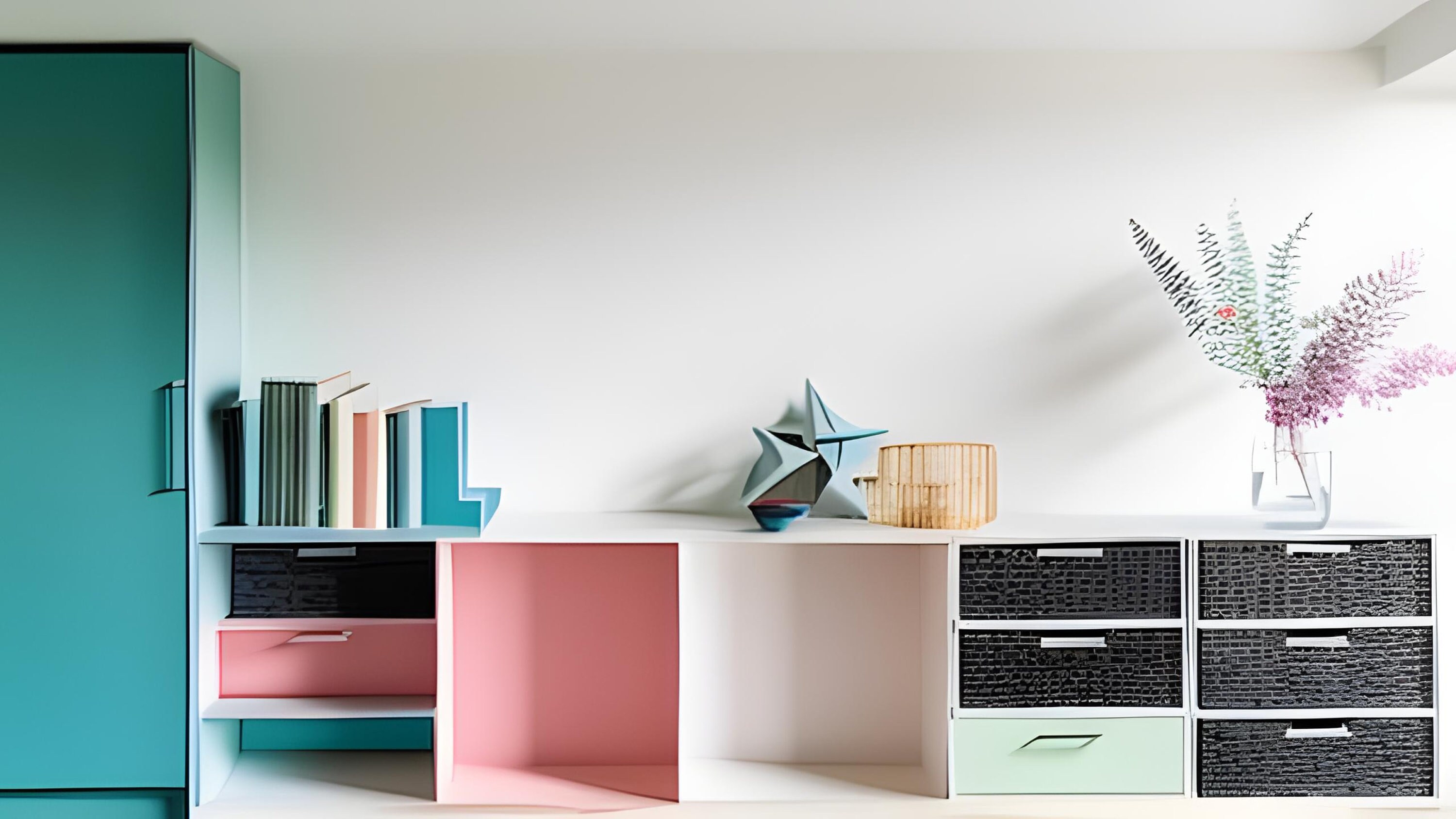 Pastel Home Office Zoom Background, Professional Virtual Background ...