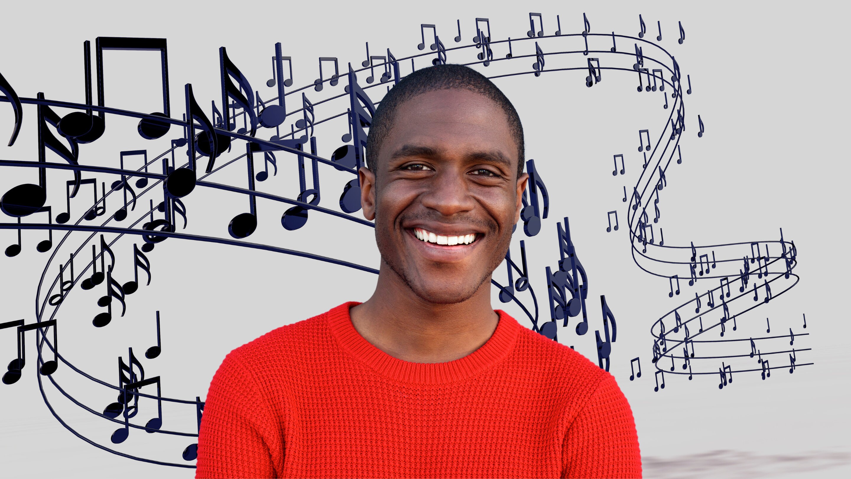 Remote Virtual Zoom Background, Music Note MS Teams Digital Download ...