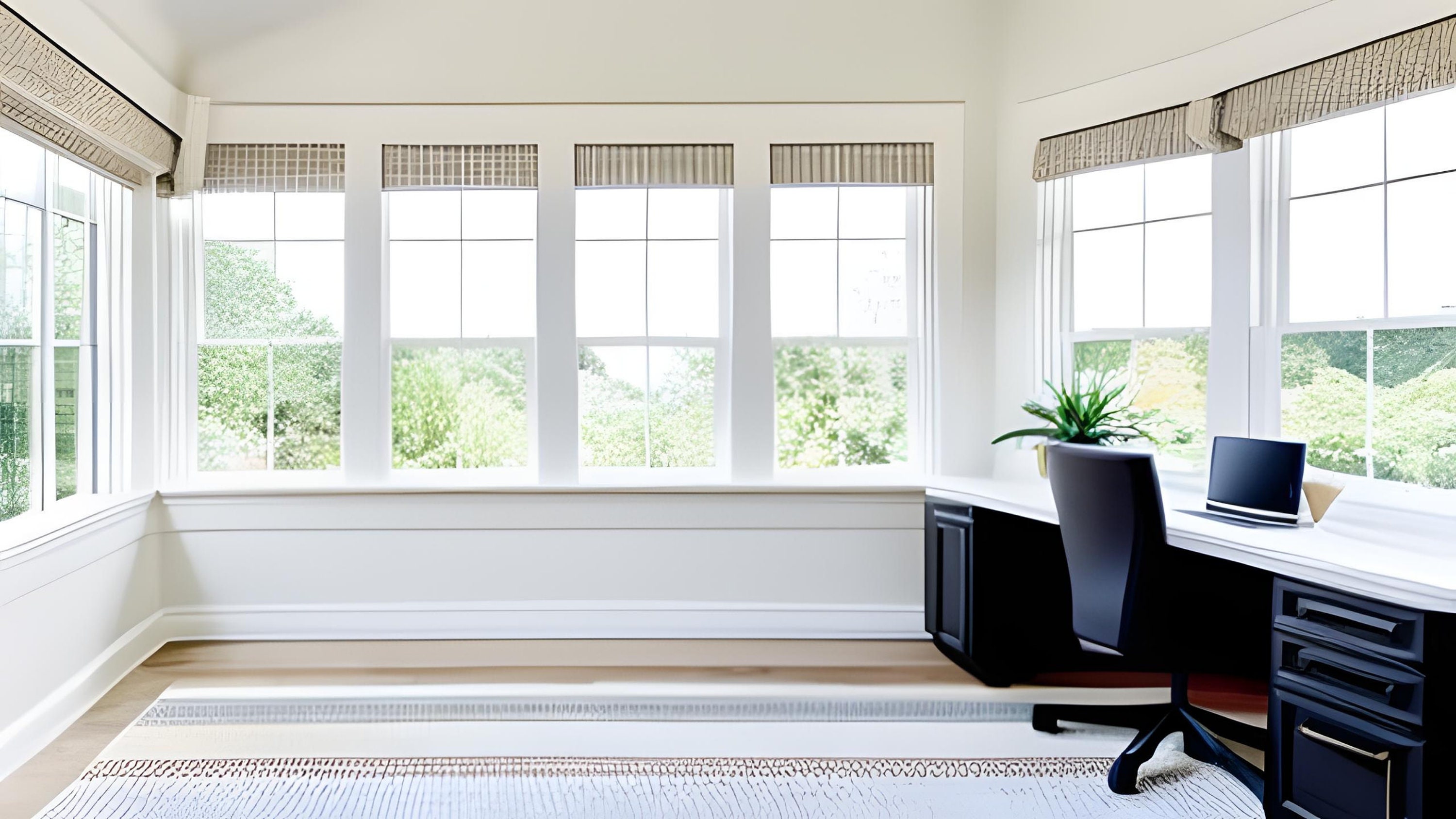 Realistic Team Background, White Windows Virtual Background, Virtual ...