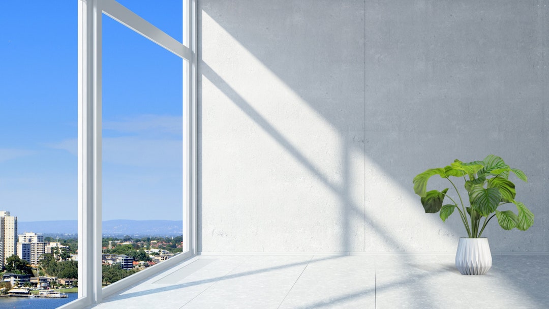 Bright Windows Zoom Background, MS Teams Digital Download Virtual ...