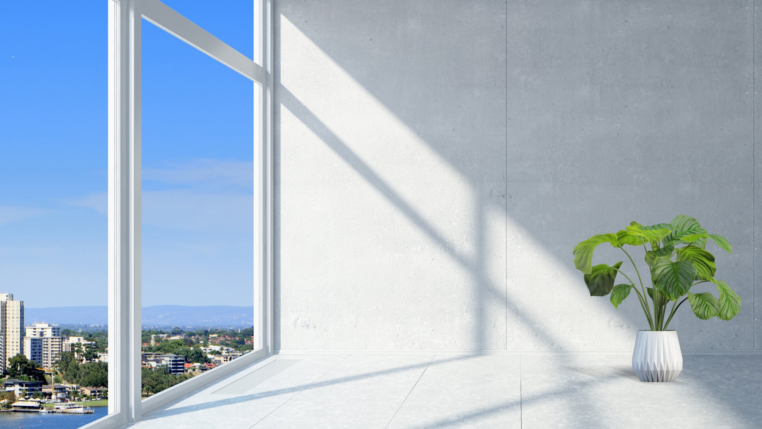 Bright Windows Zoom Background, MS Teams Digital Download Virtual ...