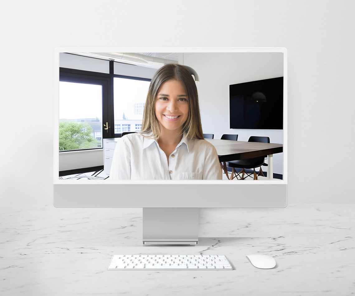 Realistic Office Zoom Background, Virtual Background, Zoom Meeting ...