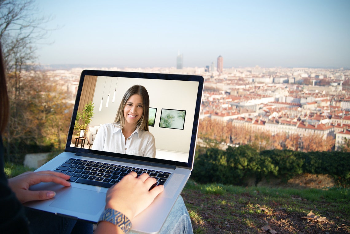 Minimalist Home Virtual Background, Bright Zoom Background for Online ...