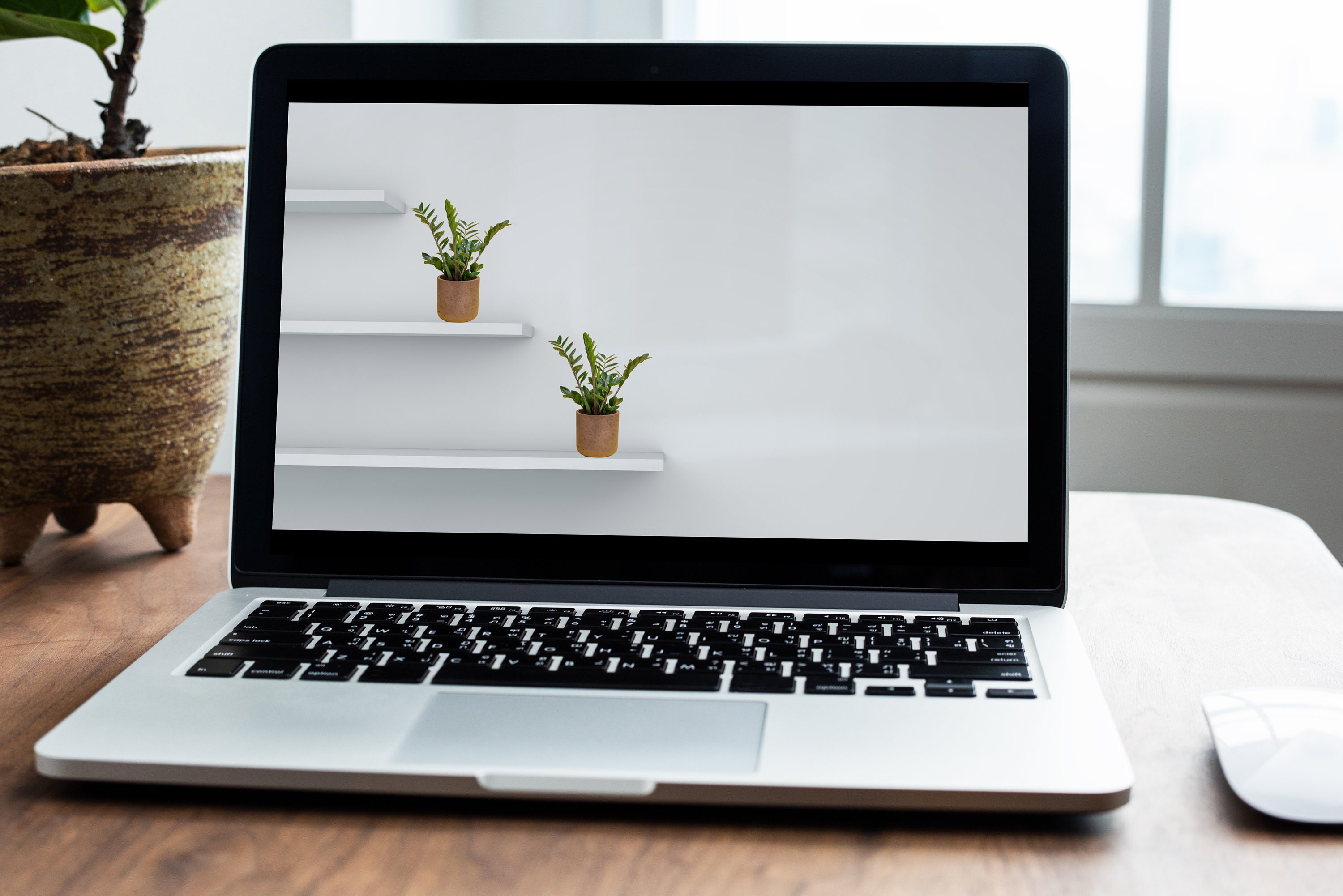 Shelves Zoom Background, Realistic Bookshelf Virtual Background ...