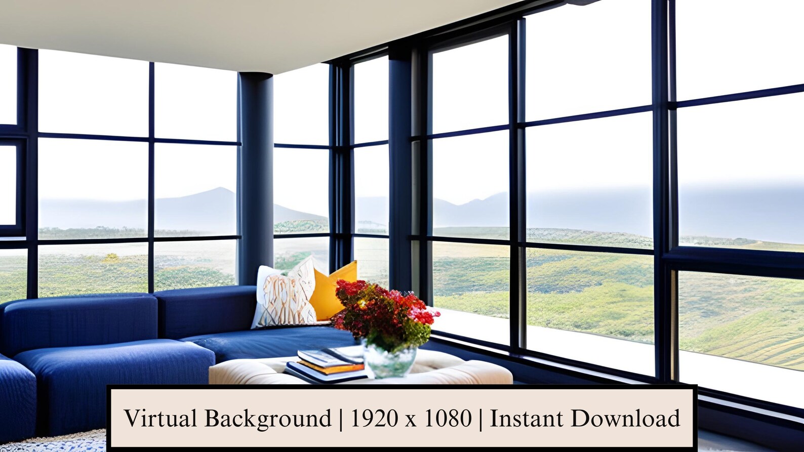 Window Scenery Zoom Background, Virtual Background, Virtual Student ...