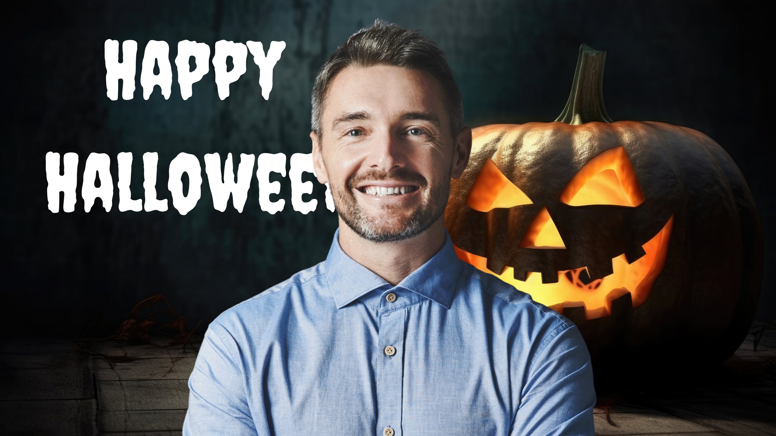 Zoom Halloween Background, MS Team Background, Digital Download Virtual ...