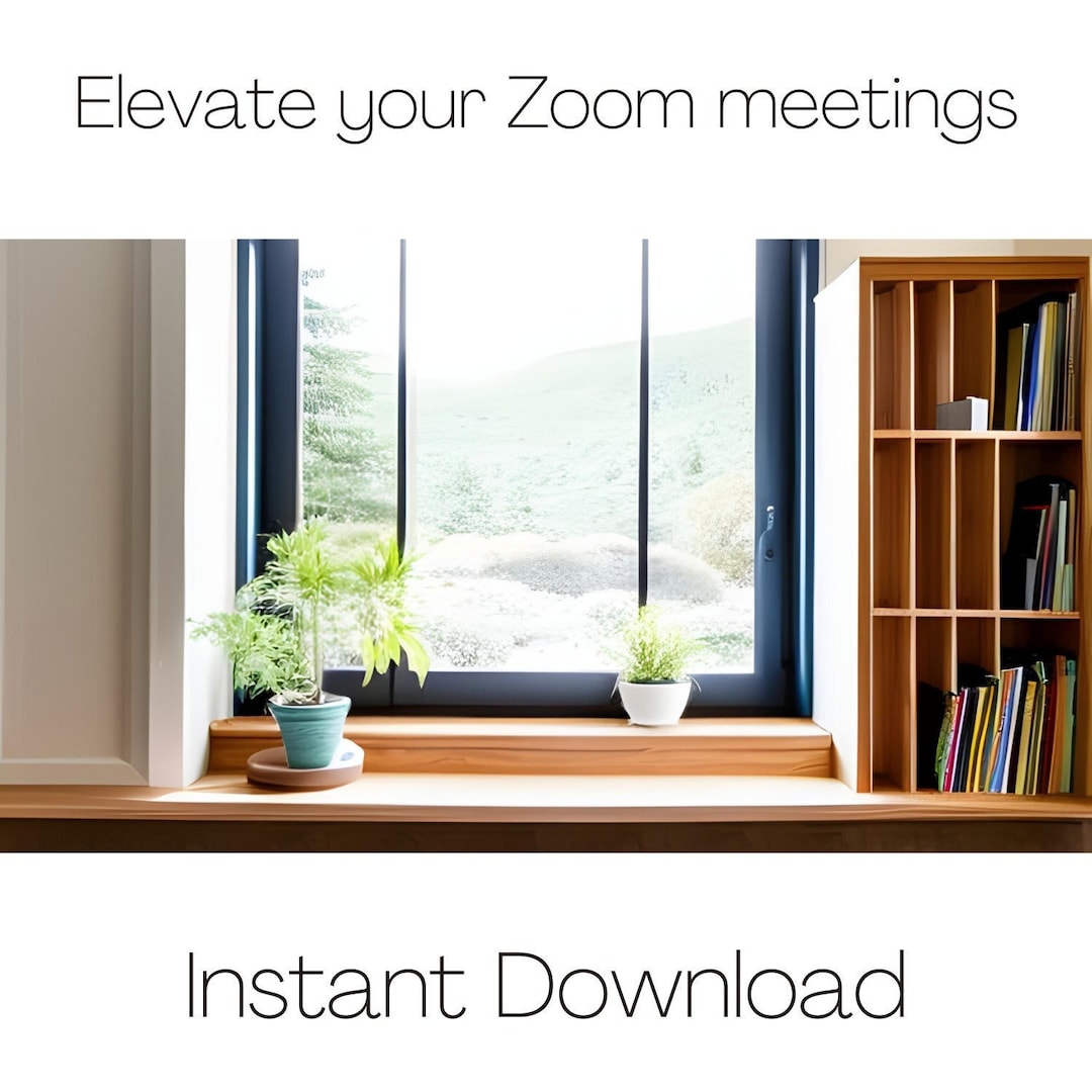 Work From Home Virtual Zoom Background, MS Teams Digital Download ...