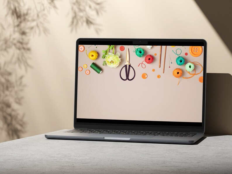 Arts & Crafts Virtual Zoom Background, MS Teams Digital Download ...