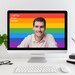 Work From Home Zoom Background to Celebrate LGBTQ Pride Month, Bright ...