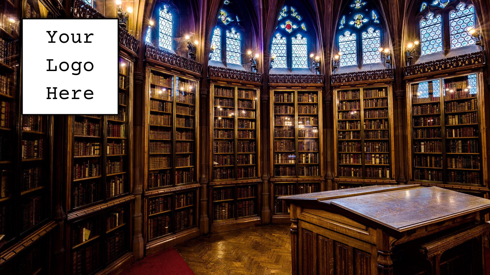 Custom Lawyer Zoom Backgrounds, Personalized Legal Office Virtual ...