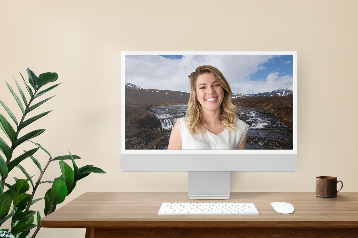 Iceland Zoom Backdrop, Virtual Background Zoom Meeting, Zoom ...
