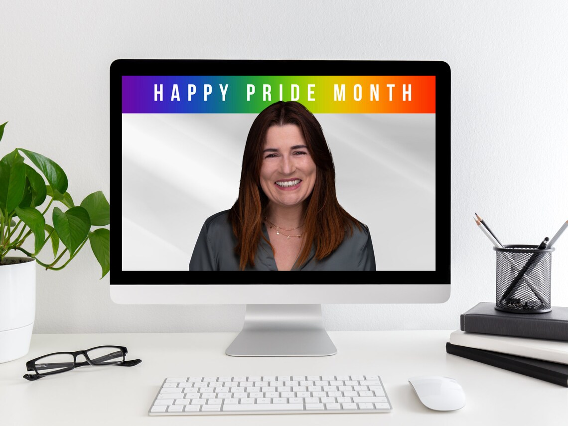 Zoom Background for LGBTQ Pride Month, Work From Home Virtual ...